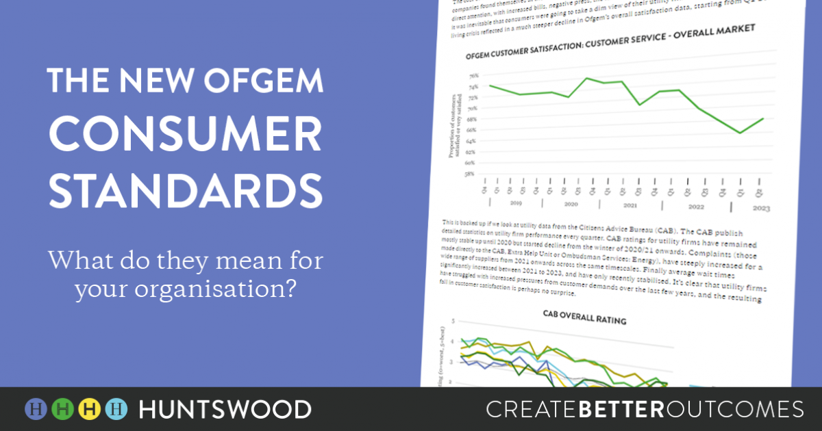 New Ofgem Consumer Standards - Huntswood